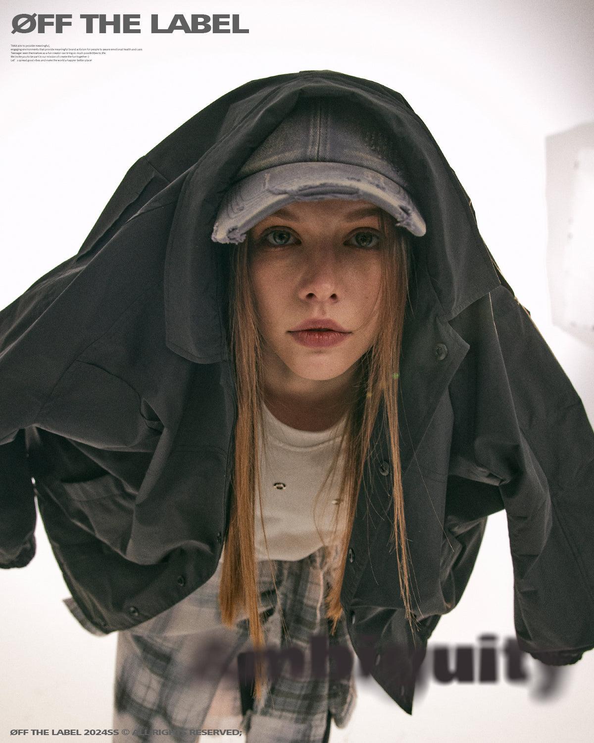 Off The Label deconstruction coach jacket black – TAKA ORIGINAL LIMITED