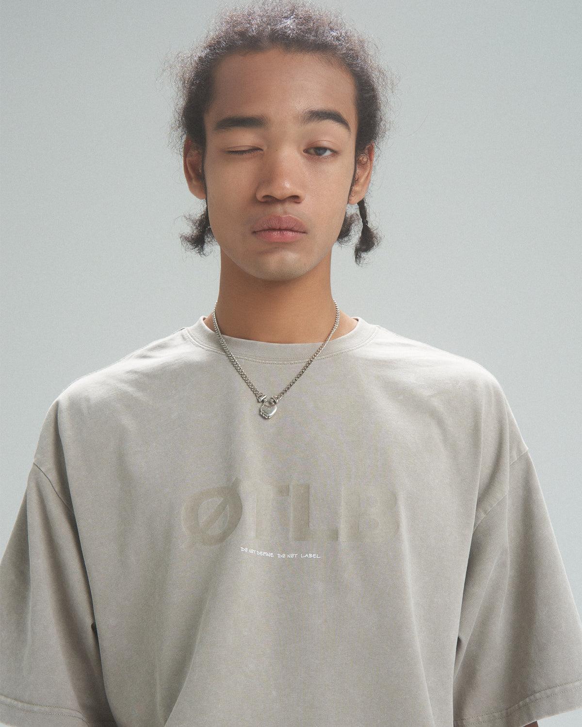 Off The Label heavy wash logo t-shirt beige – TAKA ORIGINAL LIMITED