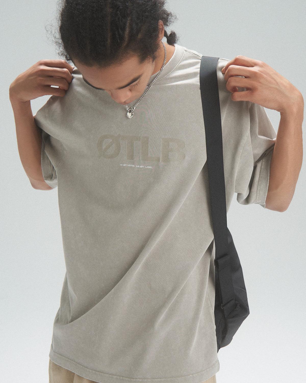 Off The Label heavy wash logo t-shirt beige – TAKA ORIGINAL LIMITED