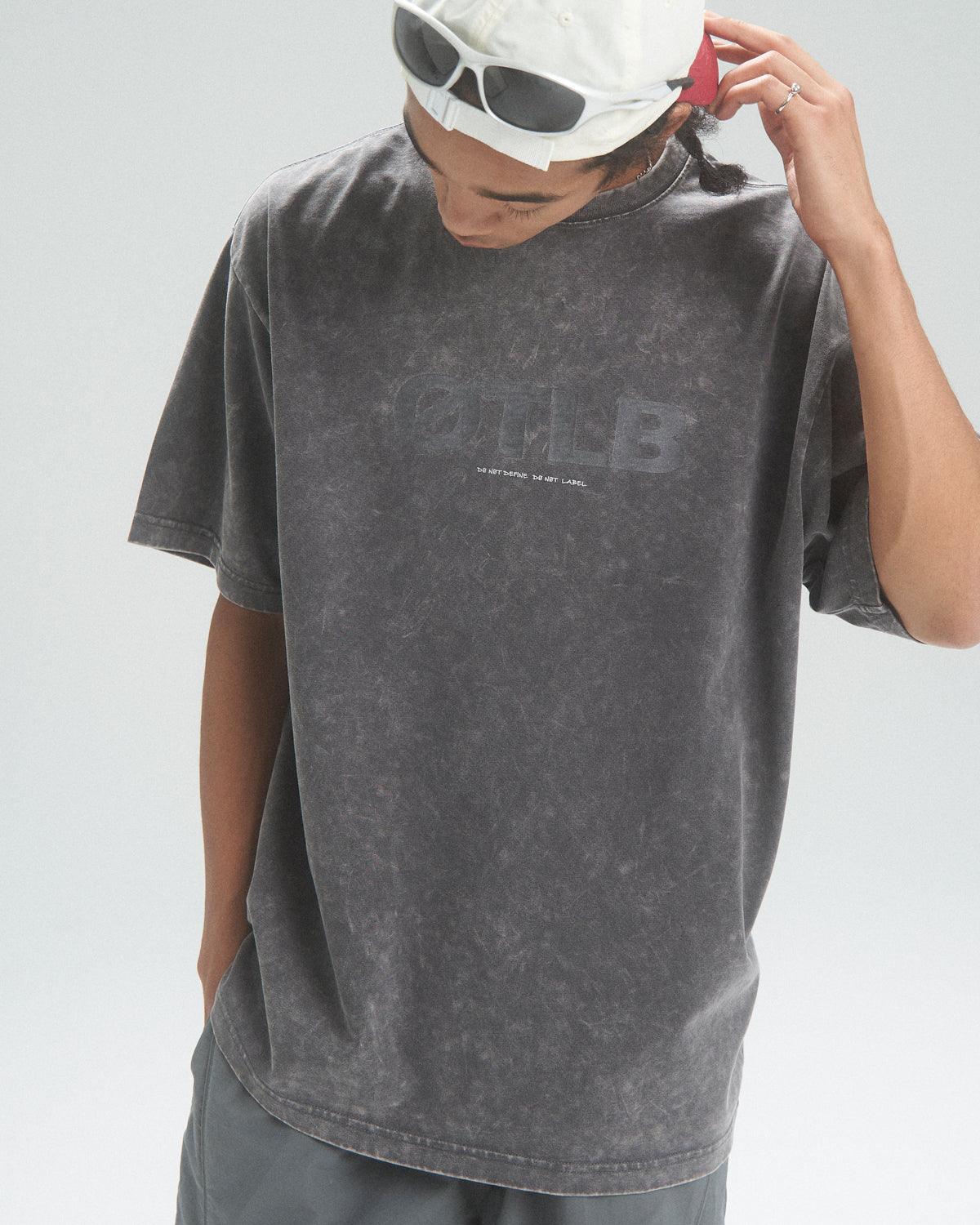 Off The Label heavy wash logo t-shirt grey – TAKA ORIGINAL LIMITED