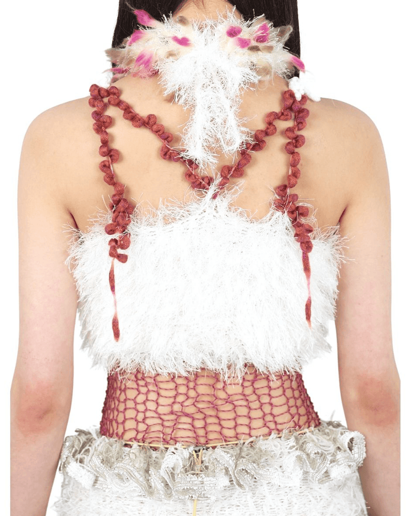 TAKA Selects Dragon Fruit Color Fishnet Chest Wrap Vest – TAKA ORIGINAL ...