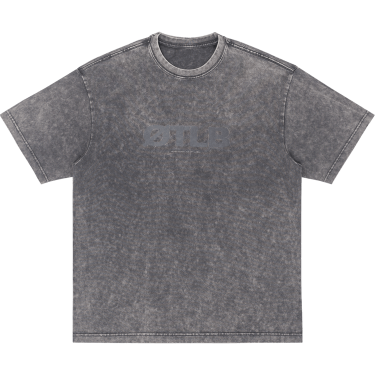 Off The Label heavy wash logo t-shirt grey – TAKA ORIGINAL LIMITED