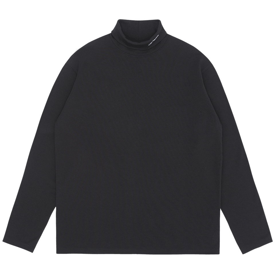 Off The Label soft basic turtle neck sweatshirt | heat fiber – TAKA ORIGINAL LIMITED