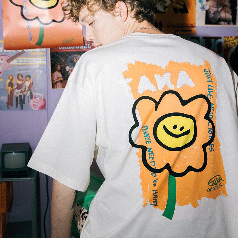 TAKA Original create the fun Lil Daisy t-shirt | cream white | 100% ...