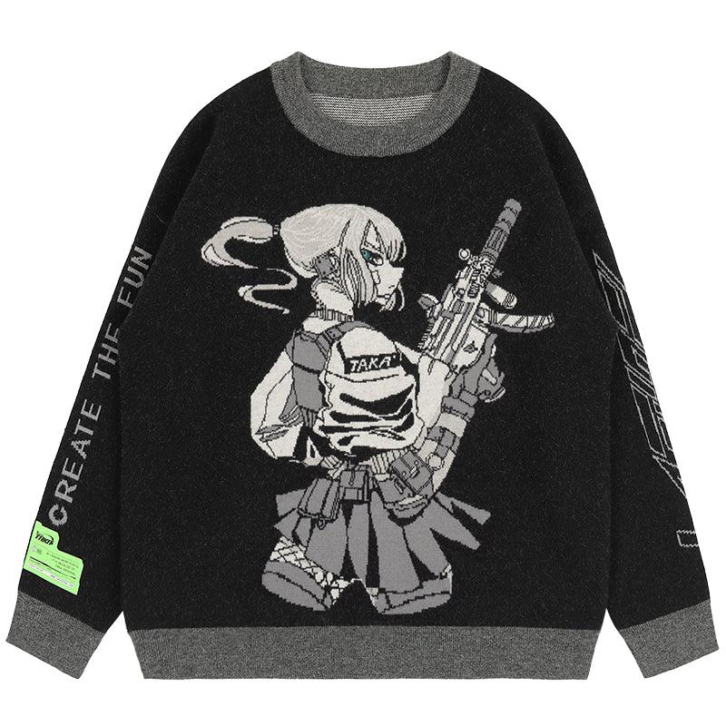 TAKA Original [ Eternet 001 ] anime girl knit jumper | 100% cotton ...